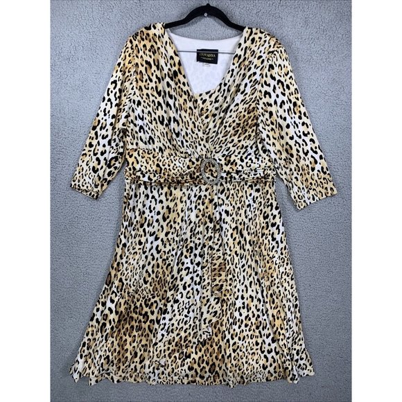 Giovanna Signature | Dresses | Womens Dress Large Tiered Ruffle Wrap ...
